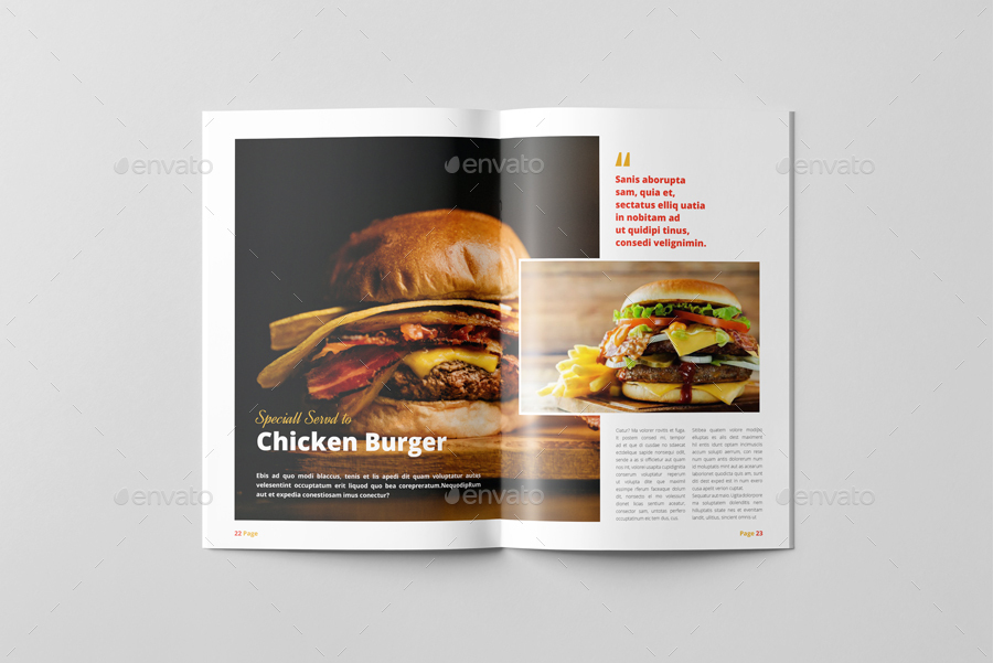Food Magazine, Print Templates | GraphicRiver
