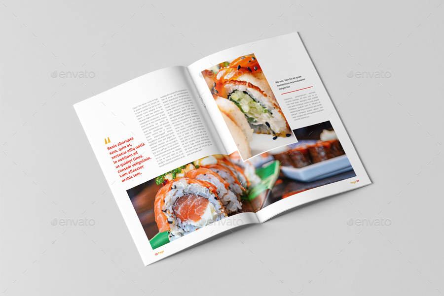 Food Magazine, Print Templates | GraphicRiver