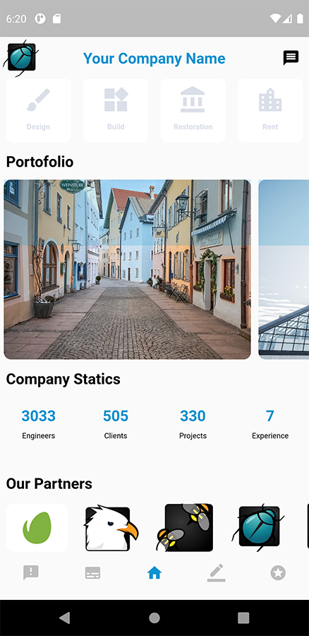 Flutter Company Profile Application - IOS and Android by Coodes ...
