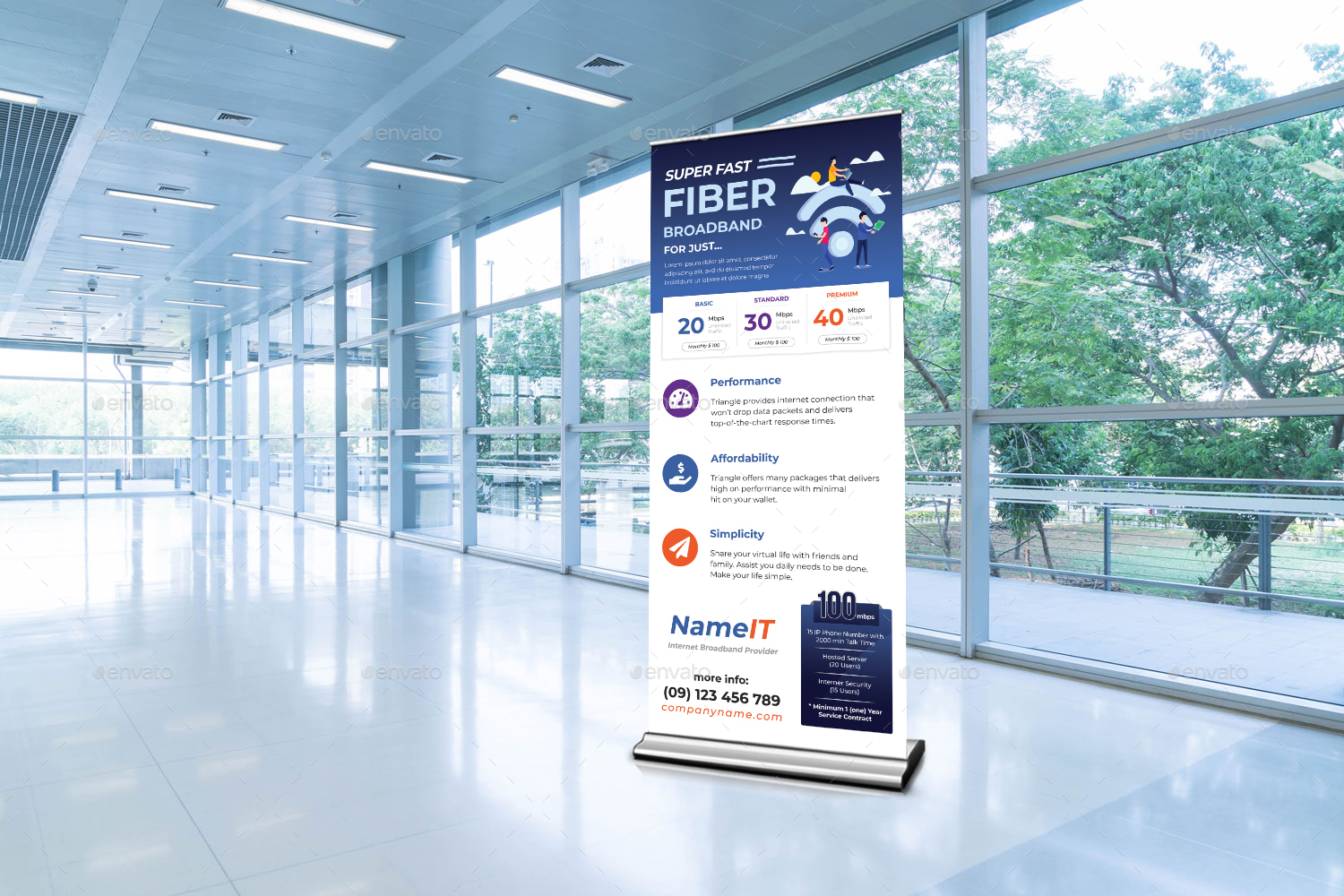 Internet Broadband Promotion Bundle, Print Templates | GraphicRiver