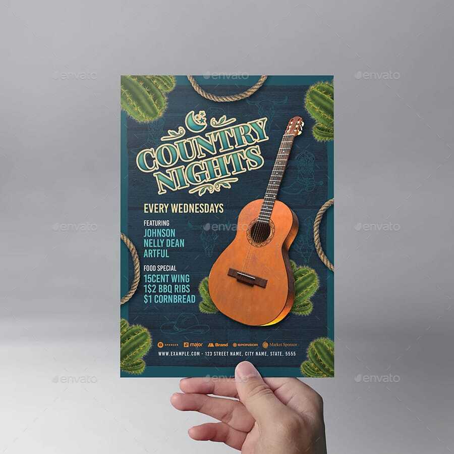 Country Western Flyer, Print Templates | GraphicRiver