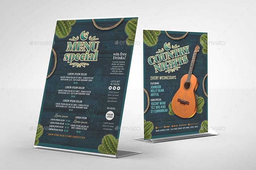 Country Western Flyer, Print Templates | GraphicRiver