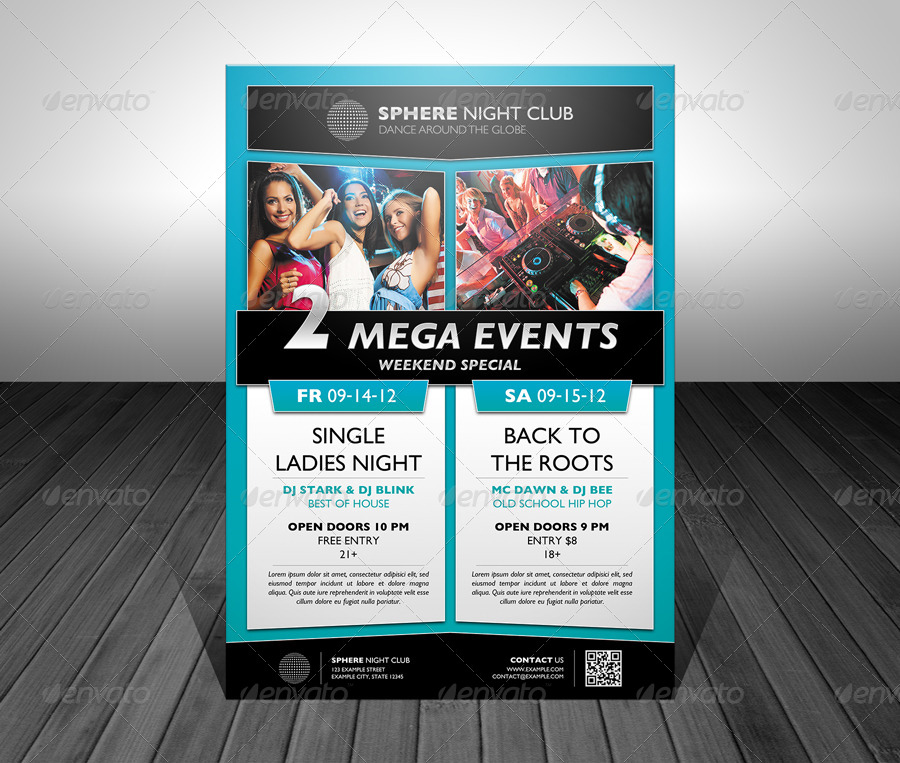 Event Promotion Flyer Bundle, Print Templates | GraphicRiver