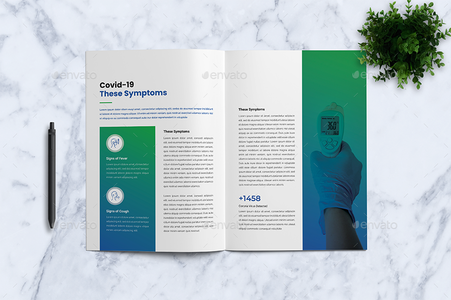 Disease & Virus Brochure by yovimaula | GraphicRiver