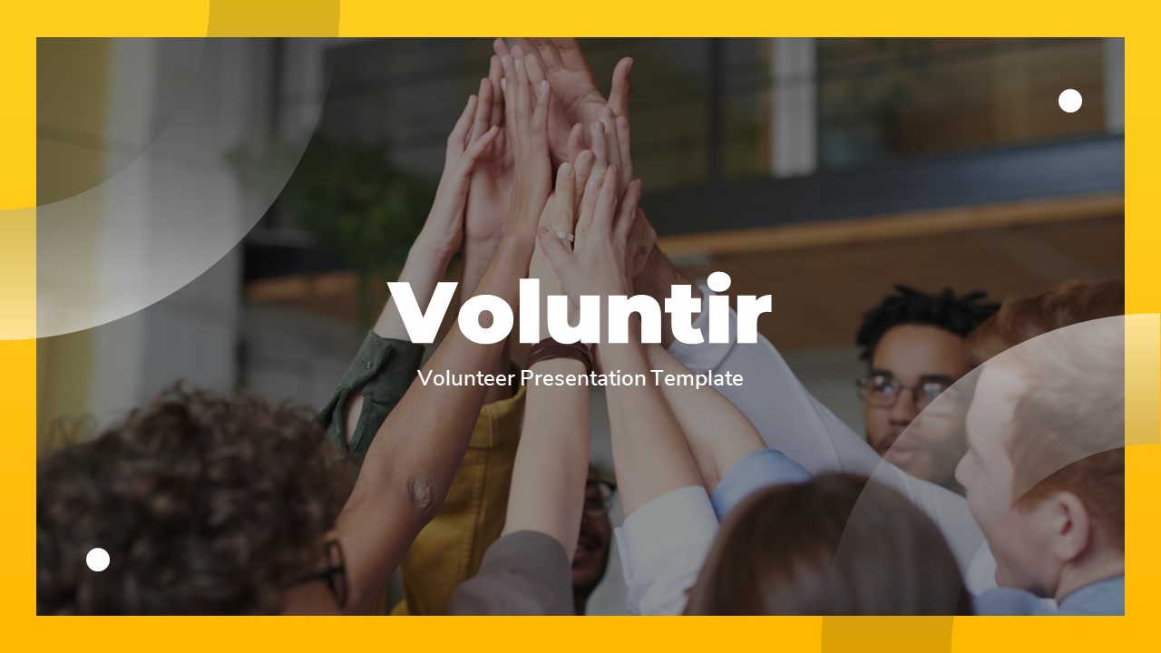 Voluntir - Volunteer Power Point Presentation, Presentation Templates