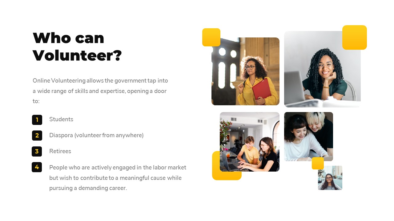 Voluntir - Volunteer Power Point Presentation, Presentation Templates