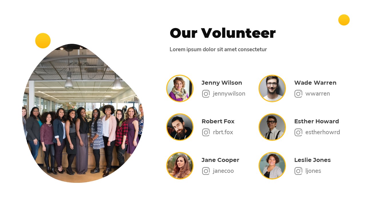 Voluntir - Volunteer Power Point Presentation, Presentation Templates