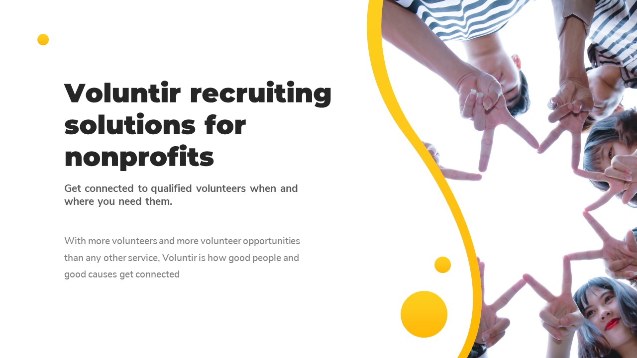 Voluntir - Volunteer Google Slides Presentation, Presentation Templates