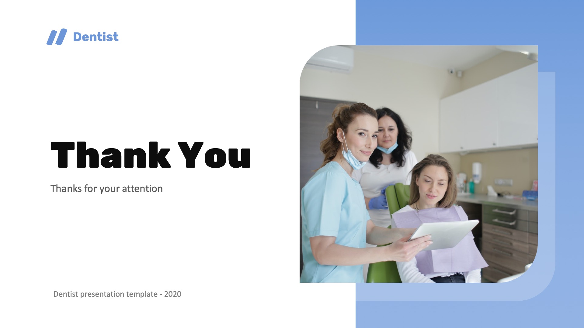 Dentist - Dental Spa Power Point Presentation, Presentation Templates