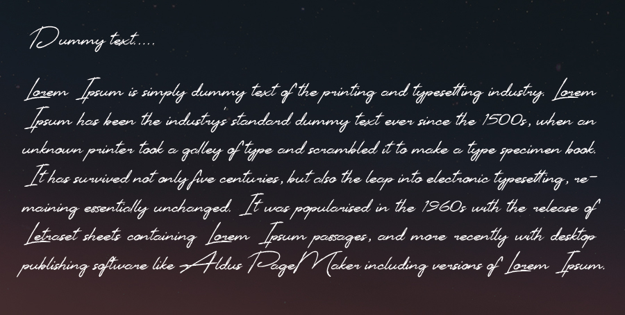 Astral Handwritten Font by dreamydesignbd | GraphicRiver