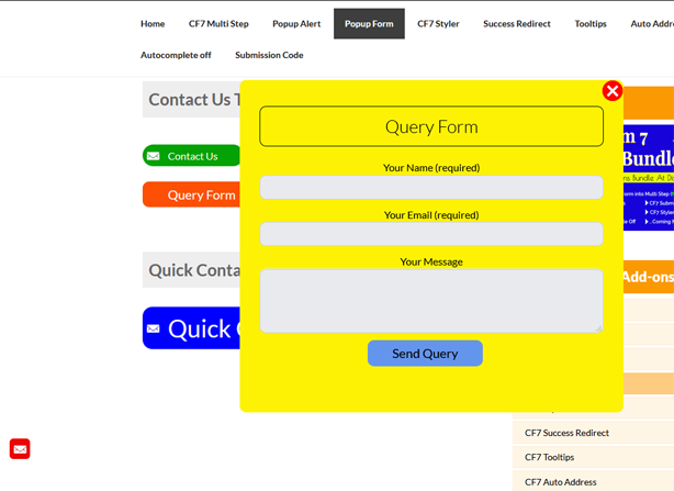 Contact Form 7 Popup Form by mgscoder | CodeCanyon