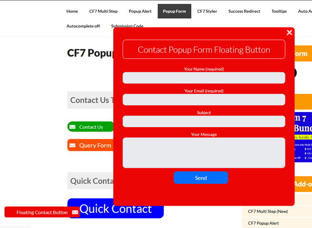 Contact Form 7 Popup Form by mgscoder | CodeCanyon