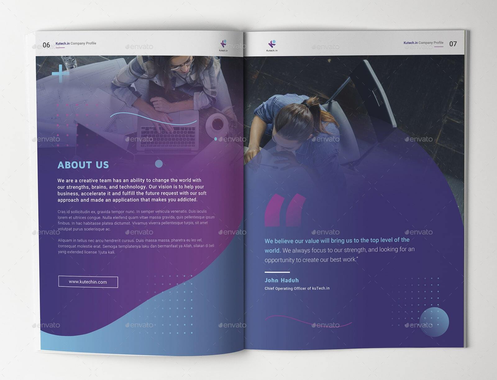 Startup - Digital Media and Technology - Company Profile, Print Templates
