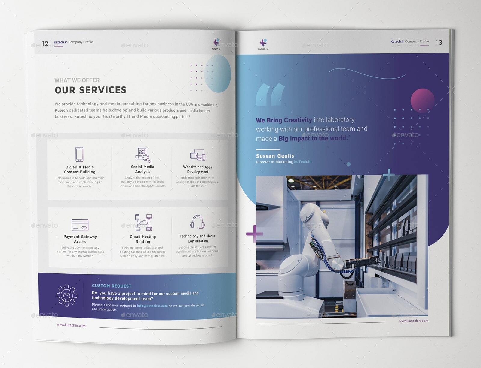 Startup - Digital Media and Technology - Company Profile, Print Templates