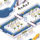 Isometric Aquapark, Vectors | GraphicRiver