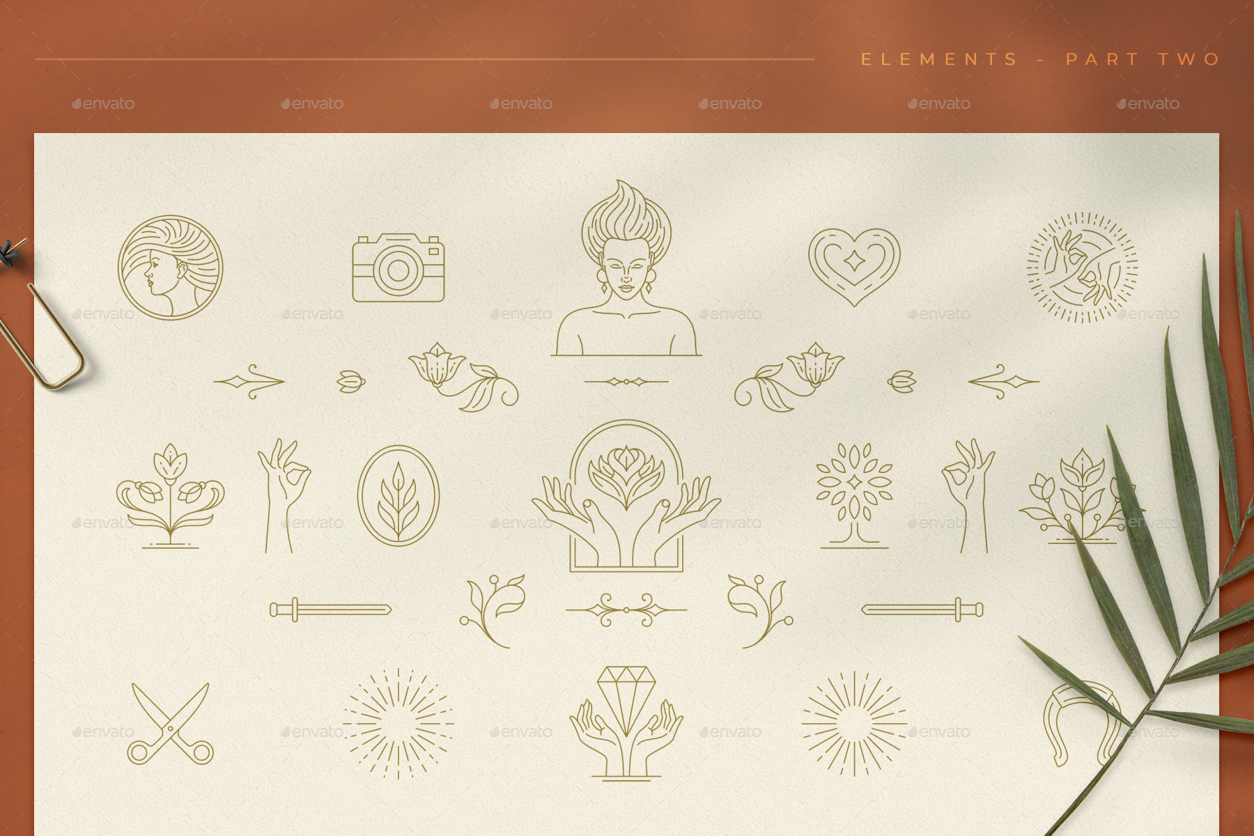 Logo Line Elements Collection, Graphics | GraphicRiver