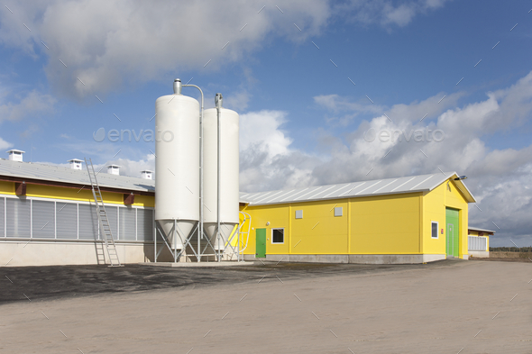 Cattle Feeding Tanks Stock Photo by Mint_Images | PhotoDune