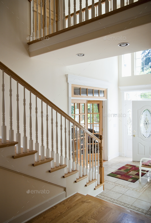 Stairs in Home Entry Stock Photo by Mint_Images | PhotoDune