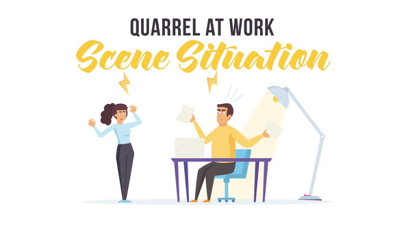 Quarrel at work - Scene Situation by IconsX | VideoHive