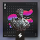 House Music Album Cover Artwork / Video Thumbnail Template, Web Elements