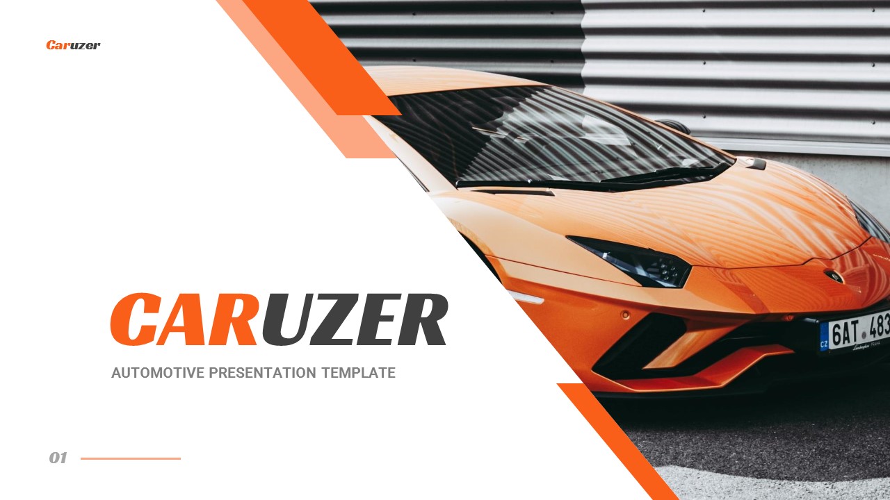 Caruzer Automotive Keynote Template, Presentation Templates | GraphicRiver
