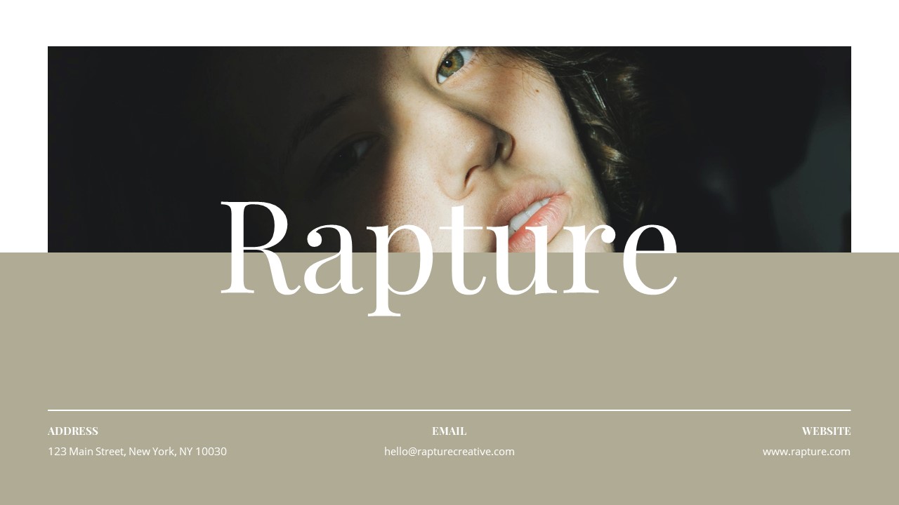 Rapture - Brandbook Powerpoint Template, Presentation Templates ...