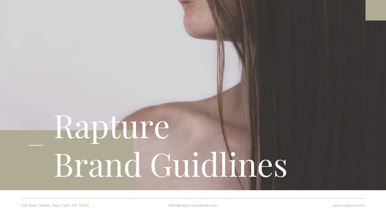 Rapture - Brandbook Powerpoint Template, Presentation Templates ...
