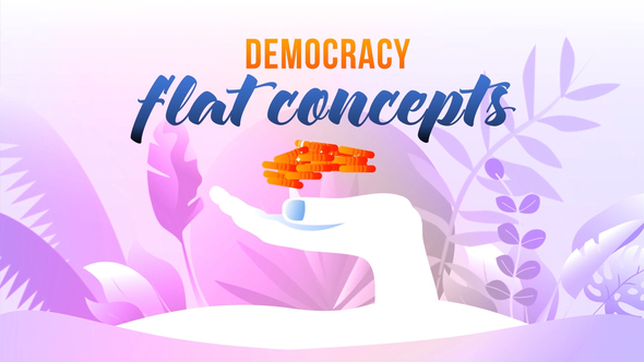 Democracy - Flat Concept, After Effects Project Files | VideoHive