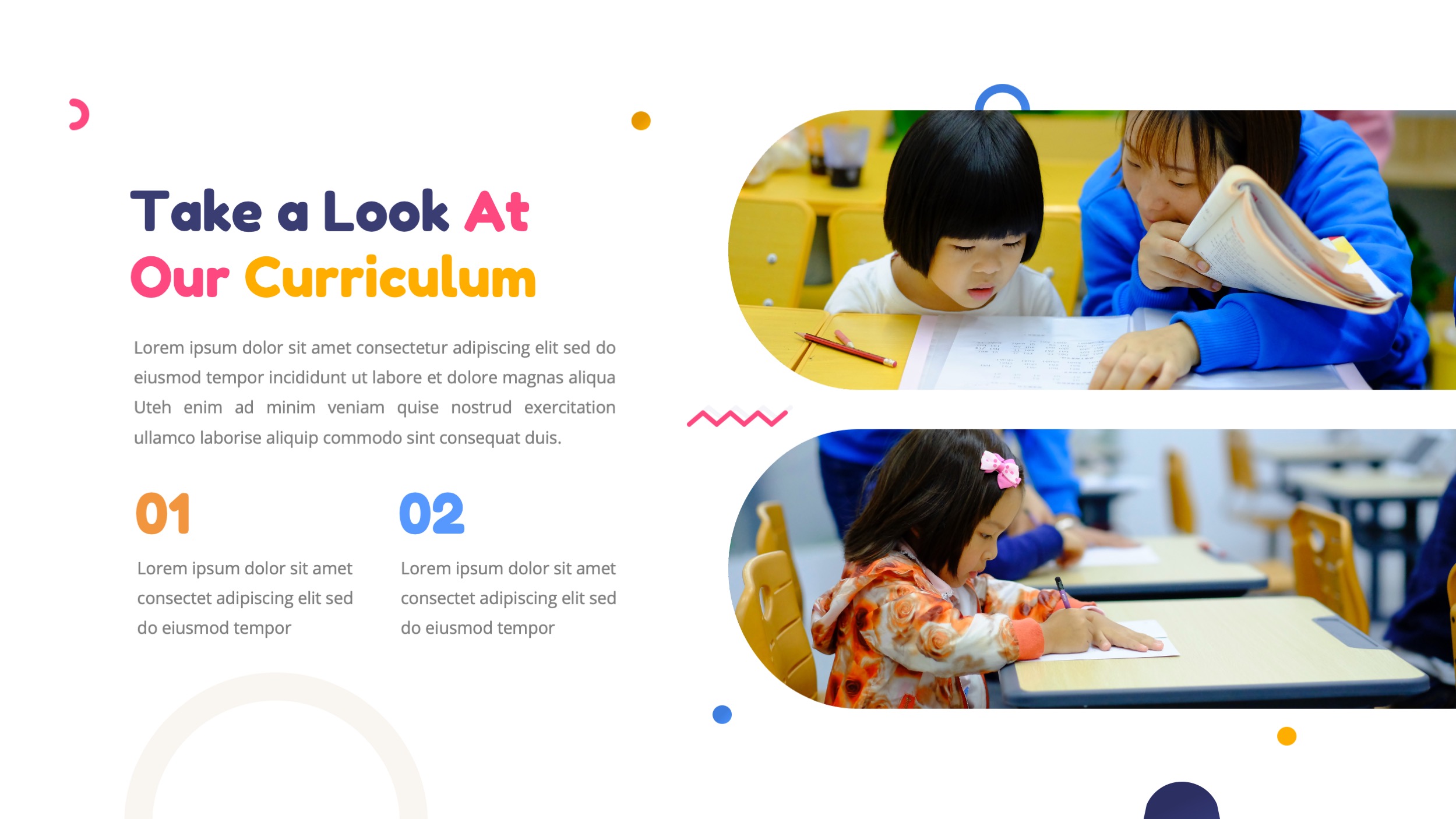 Kindergarten & Preschool PowerPoint Template, Presentation Templates
