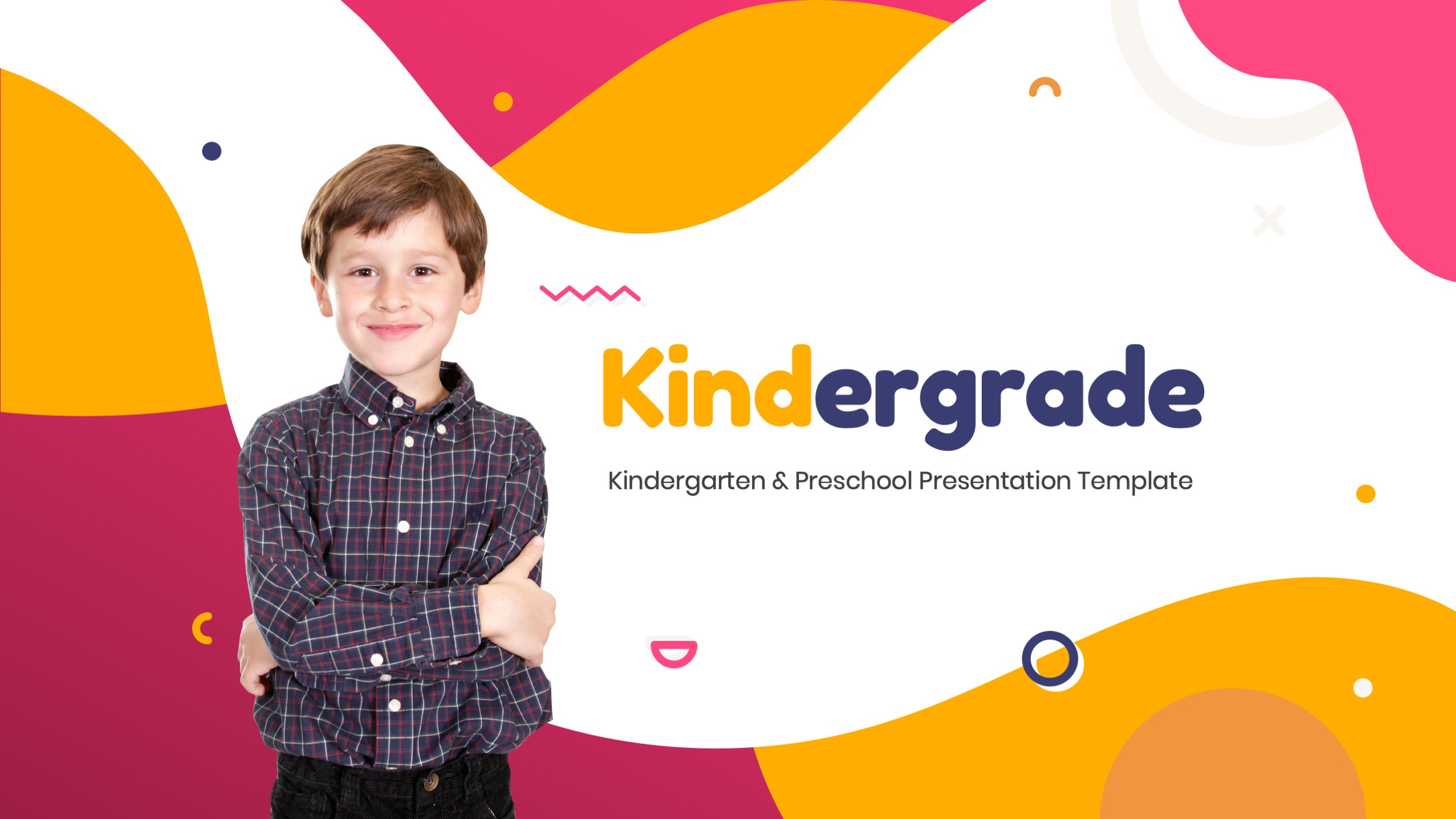 Kindergarten & Preschool Google Slides Template, Presentation Templates