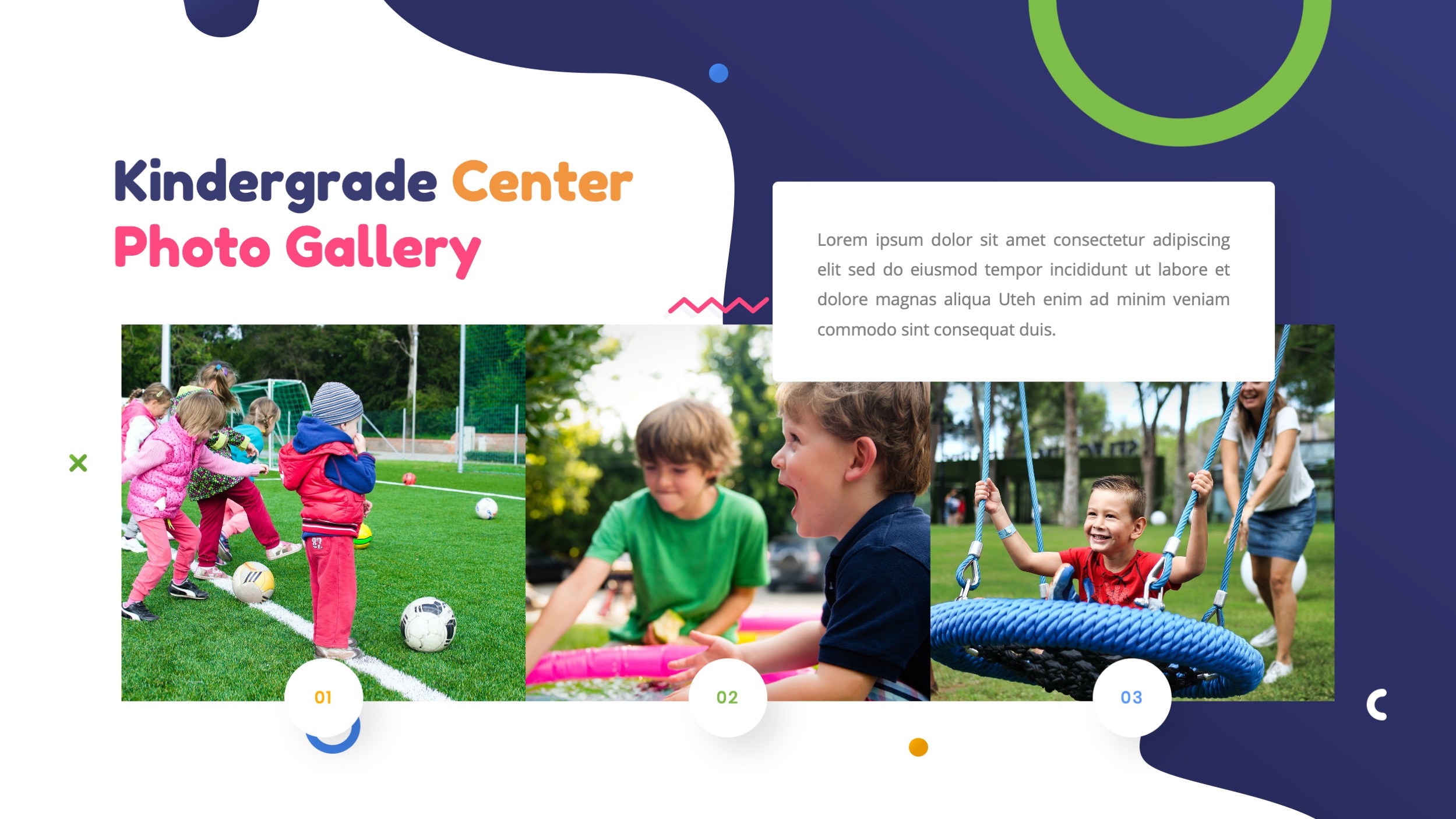 Kindergarten & Preschool Google Slides Template, Presentation Templates