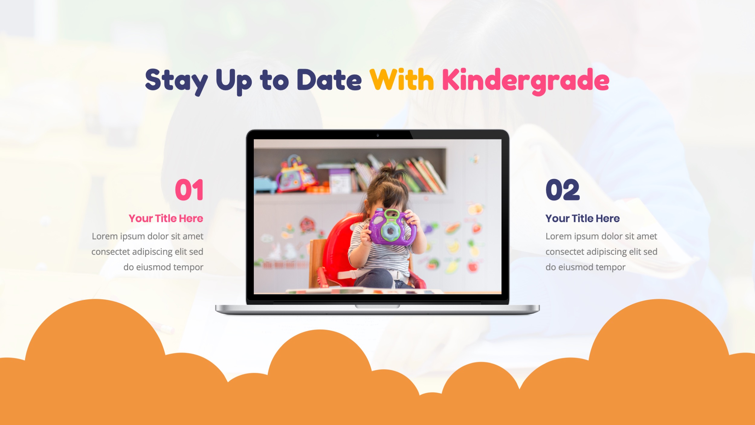 Kindergarten & Preschool Google Slides Template, Presentation Templates