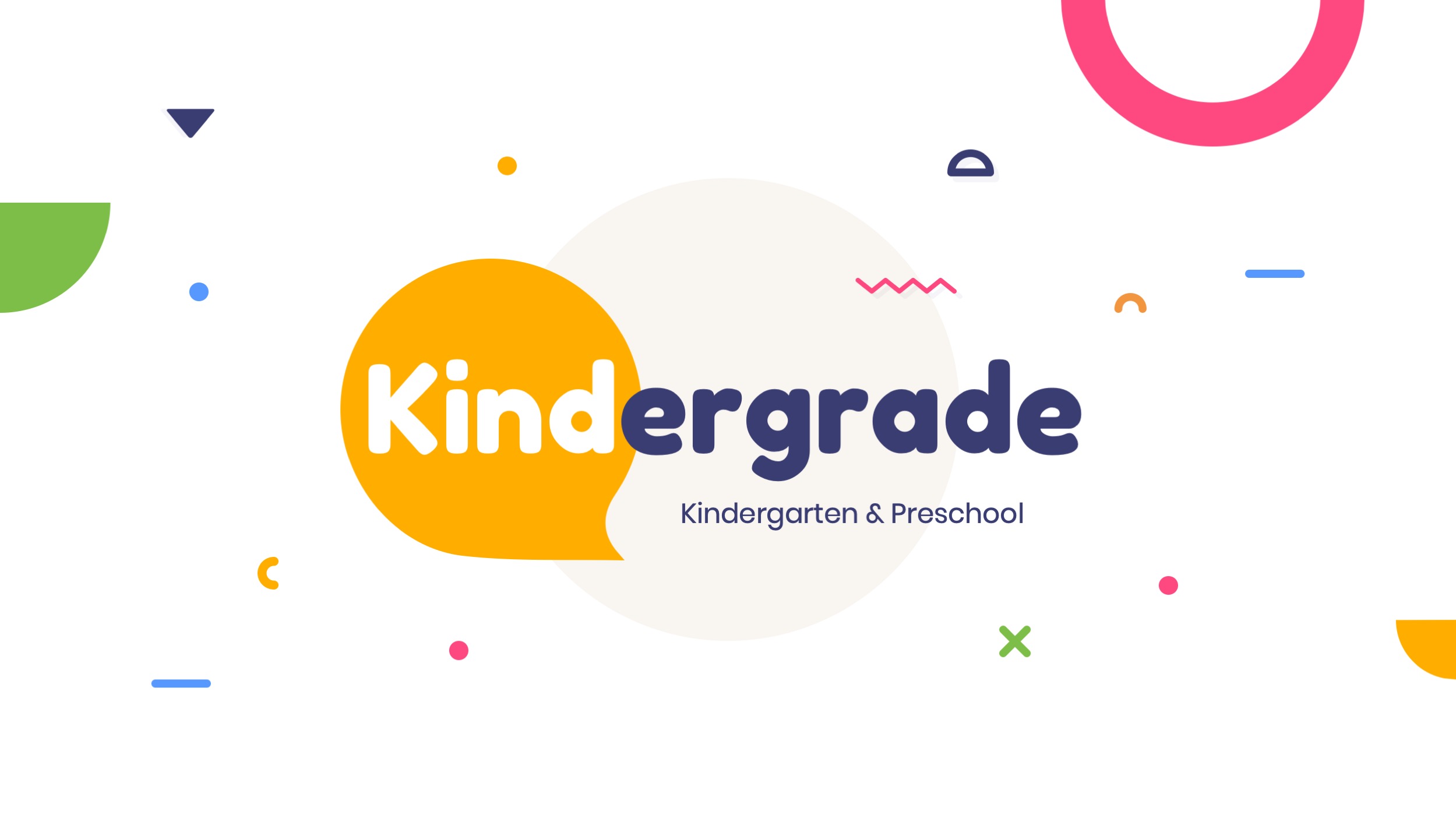 Kindergarten & Preschool Google Slides Template, Presentation Templates