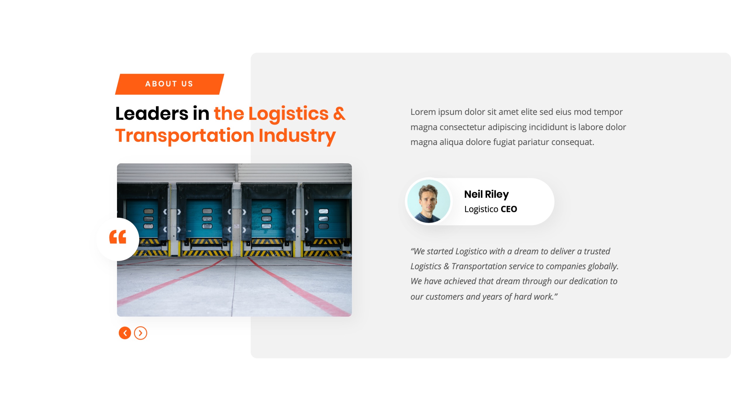 Logistics & Transport PowerPoint Template, Presentation Templates ...