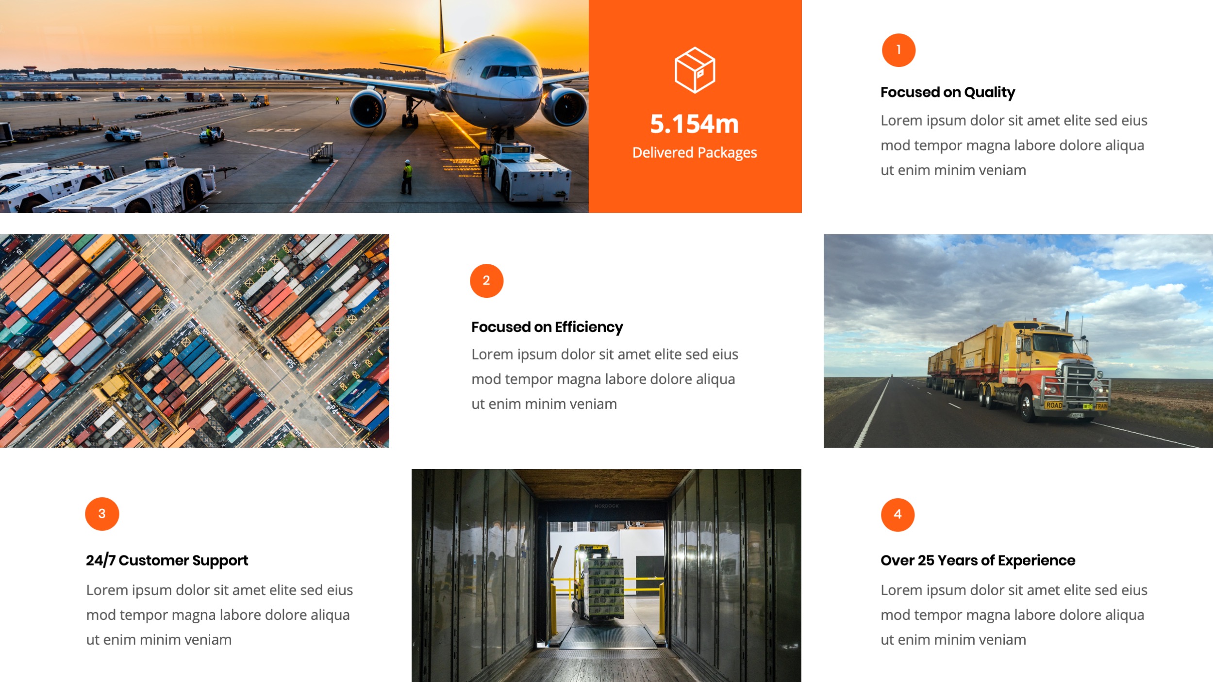 Logistics & Transport PowerPoint Template, Presentation Templates ...