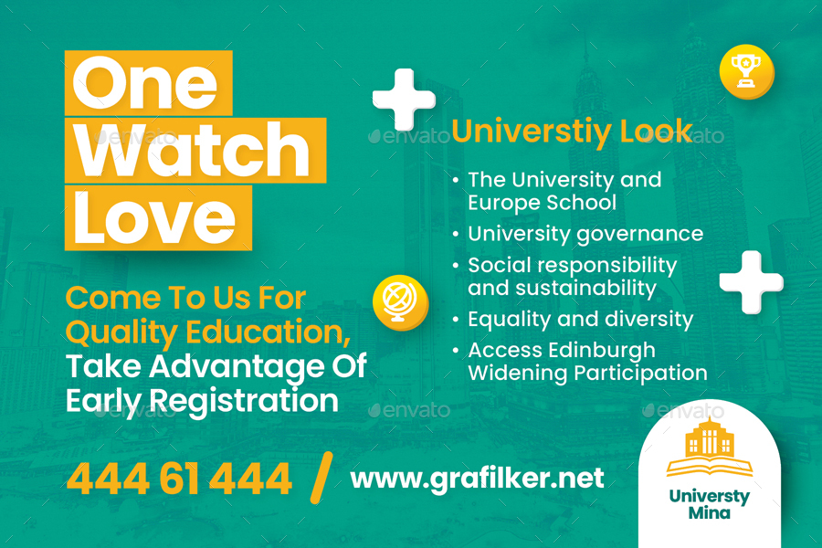 School Postcard Templates, Print Templates | GraphicRiver