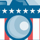 American DSLR Camera Stars and Stripes Flag, Vectors | GraphicRiver