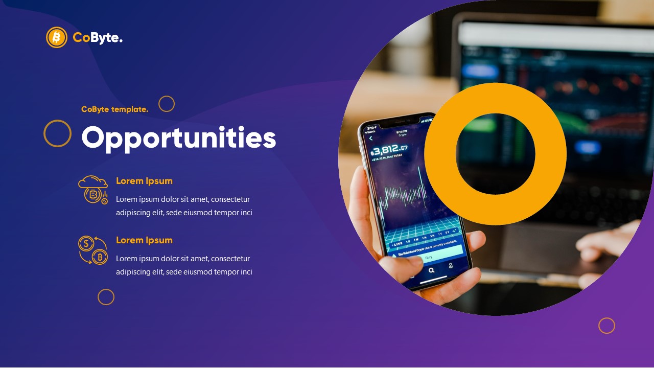 CoByte - Cryptocurrency Blokchain Google Slides Template, Presentation ...