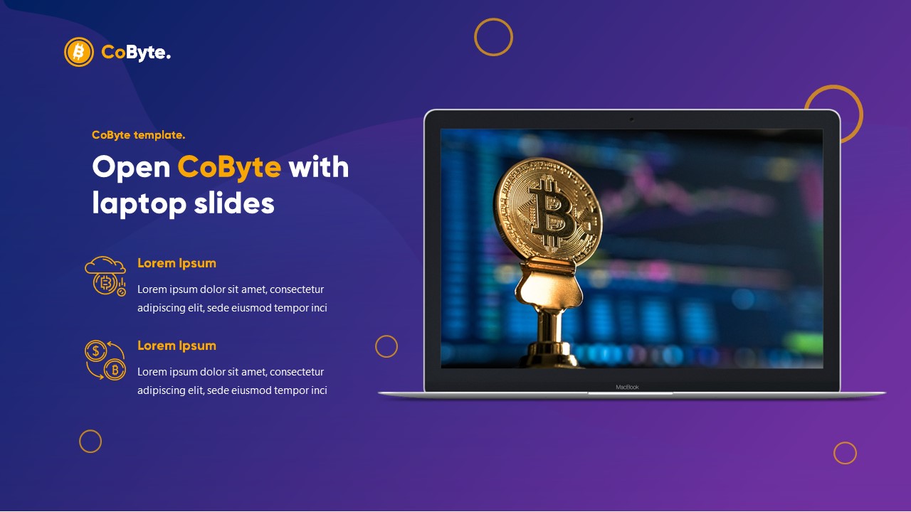 CoByte - Cryptocurrency Blokchain Google Slides Template, Presentation ...