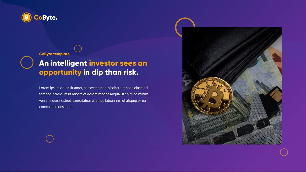 CoByte - Cryptocurrency Blokchain Google Slides Template, Presentation ...