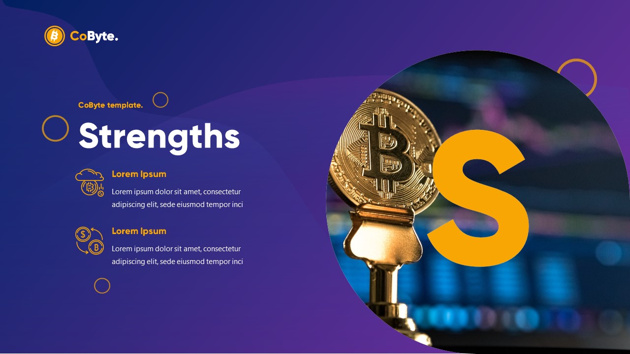 CoByte - Cryptocurrency Blokchain Keynote Template by onelinerdesign