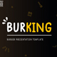 BURKING - Junk Foods Keynote Template by onelinerdesign | GraphicRiver