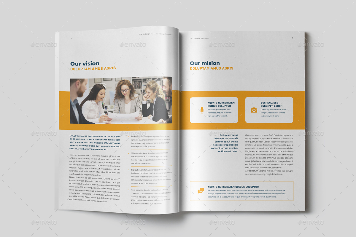 HR / Employee Handbook, Print Templates | GraphicRiver