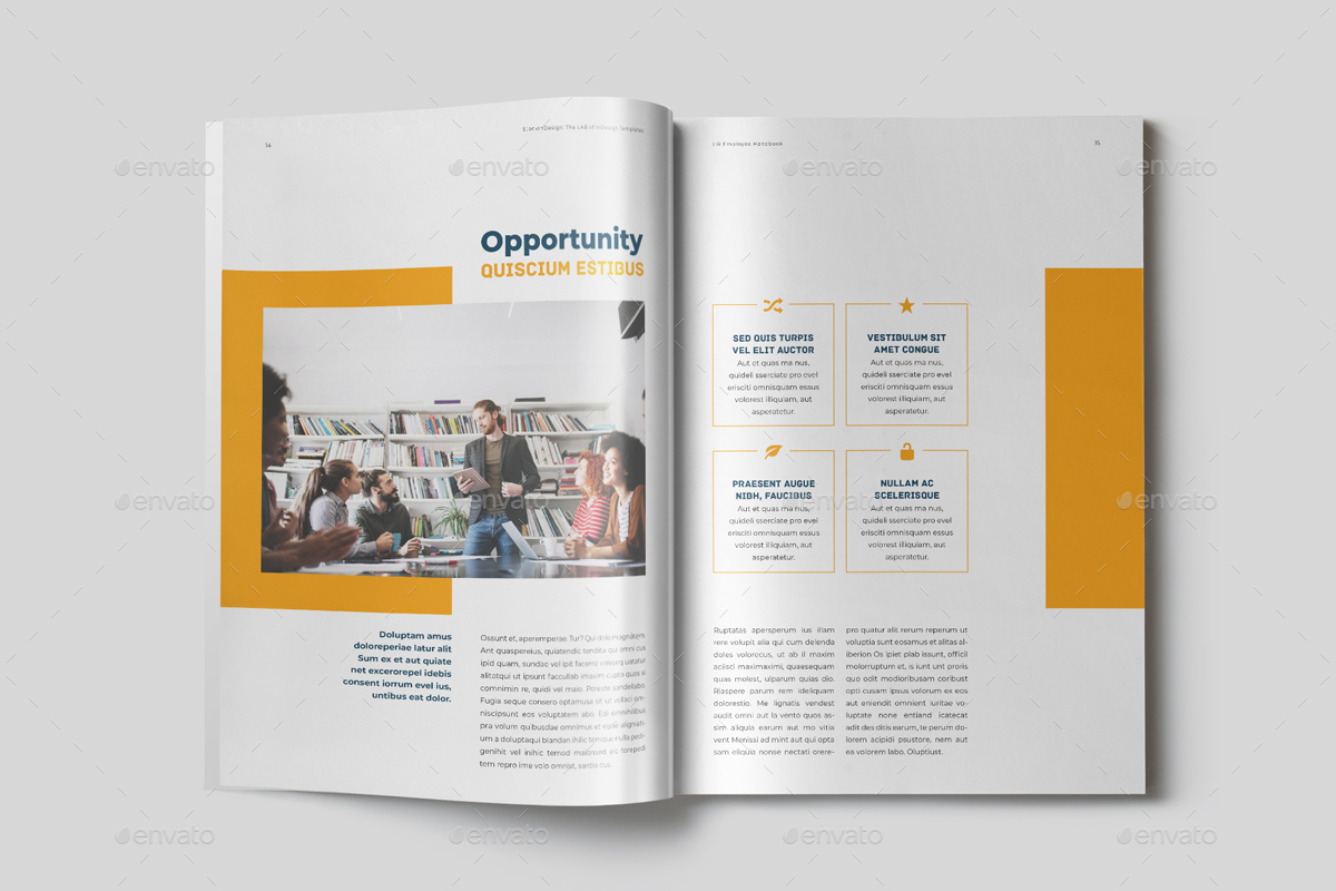 HR / Employee Handbook, Print Templates | GraphicRiver