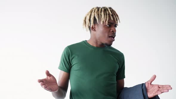 Lost Direction Disoriented Man Meme Expression, Stock Footage | VideoHive