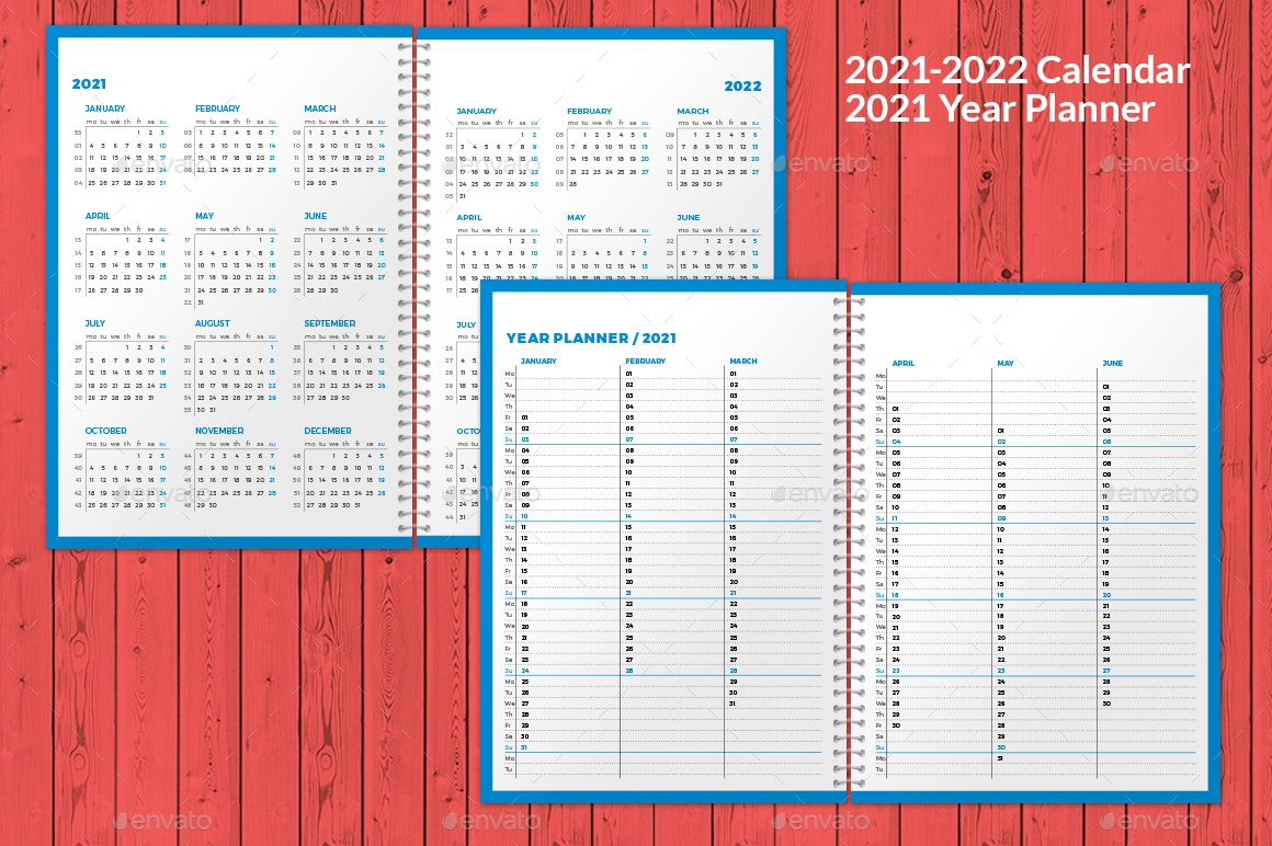 Daily Planner 2021, Print Templates | GraphicRiver
