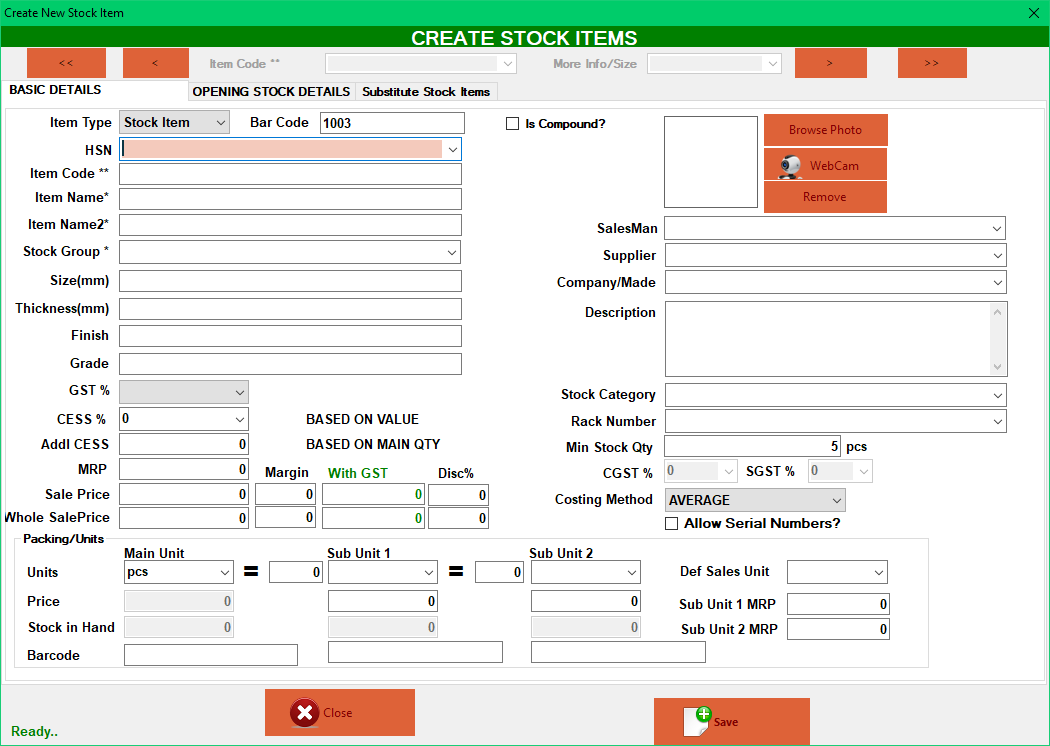 Organic GST, VAT, Accounting, Billing and Inventory System by organiccoders
