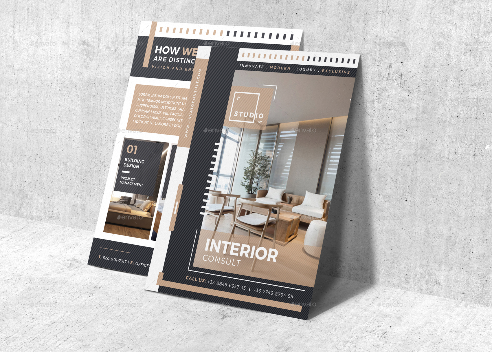 Interior Flyer Template, Print Templates | GraphicRiver