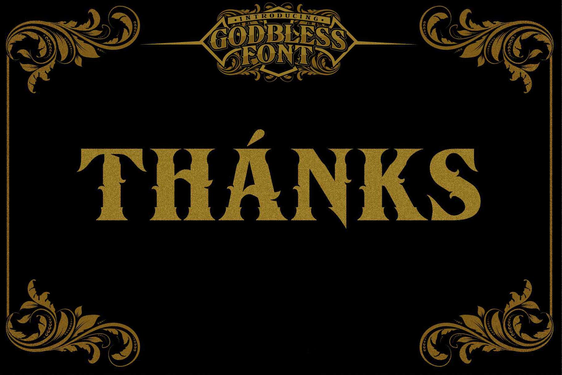 Godbless Font, Fonts | GraphicRiver