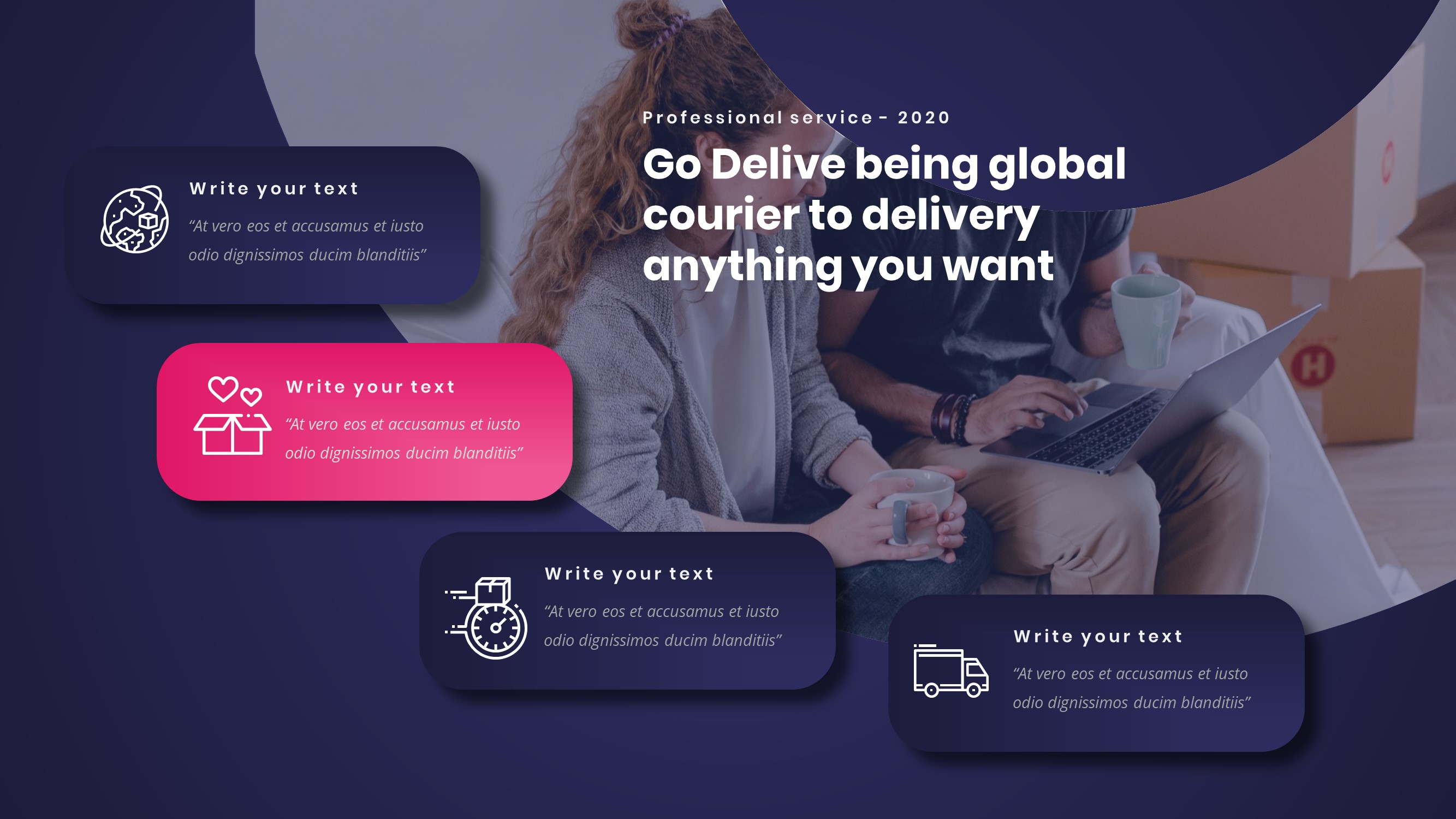 Go Delive - Delivery Googleslide Template, Presentation Templates ...